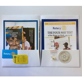 Rotary Club Supplies CDN New Member Kit with Coin - English CRS Marketing