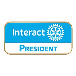 Interact Color Cloisonne President Lapel Pin CRS Marketing