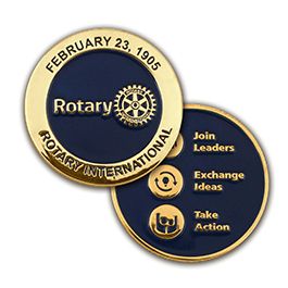 Rotary International Masterbrand / Organizing Principles Medallion CRS ...