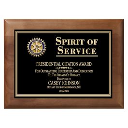 Spirit of Service Plaque CRS Marketing