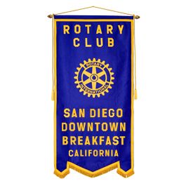 3' x 6' Custom Rotary Felt Banner CRS Marketing