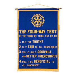 4' x 6' Premium Wool Felt Four-Way Test Banner CRS Marketing