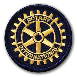 2-1/4" Embroidered Rotary International Patch CRS Marketing