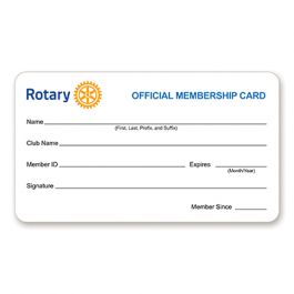 Rotary International Membership Card - Pk of 10 CRS Marketing